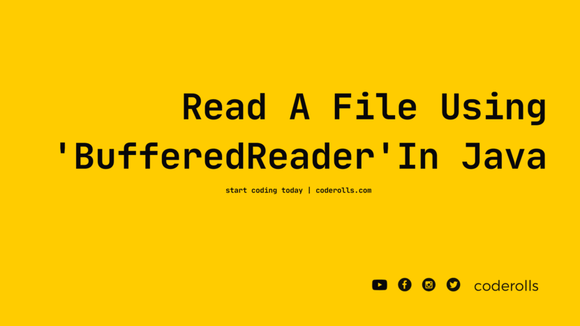 How To Read File Using BufferedReader In Java Coderolls